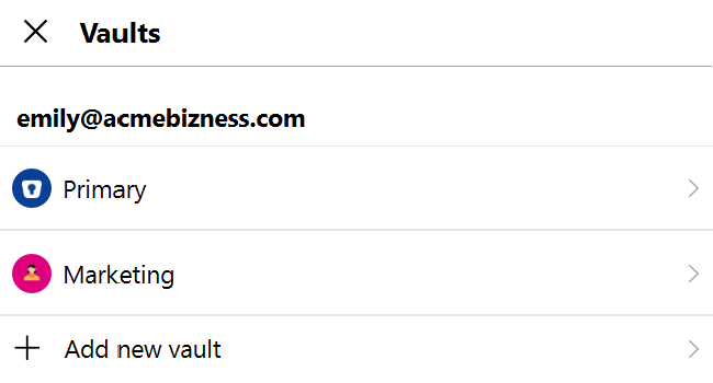 Understanding vaults in Enpass Business